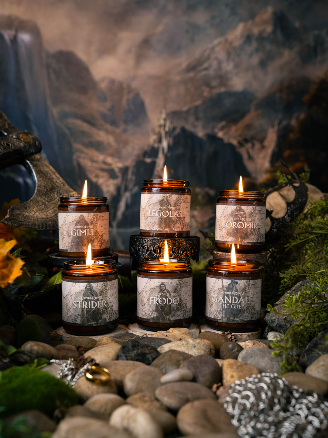 Characters of Middle-earth Candles